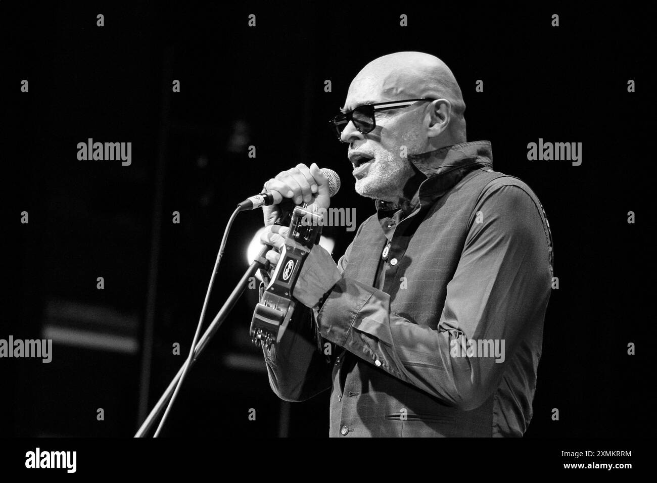 Garry Christian of the musical group The Christians performs on stage ...