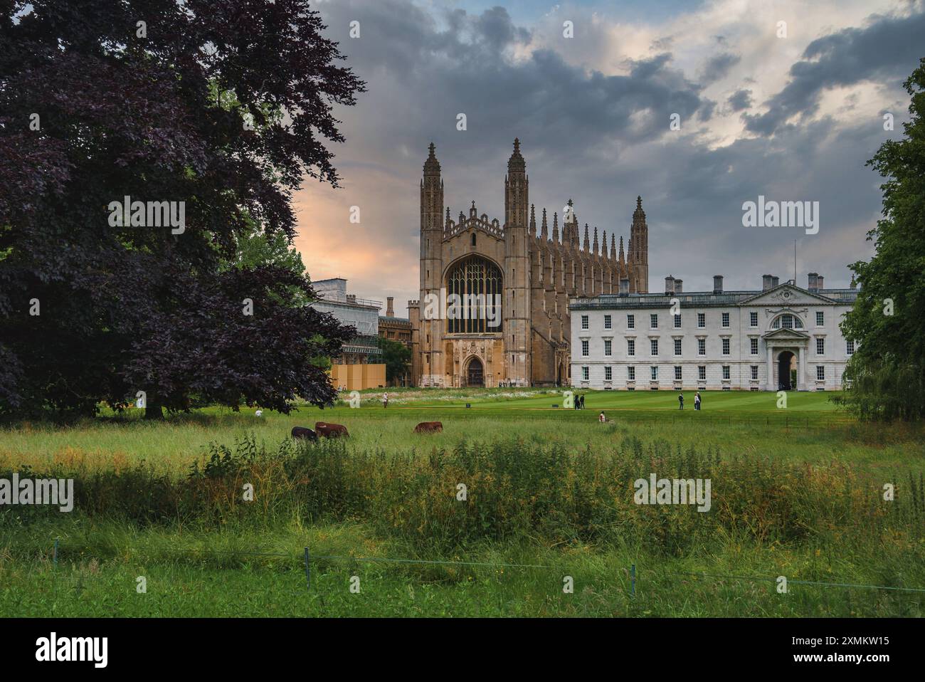 Sunset kings college chapel hi-res stock photography and images - Alamy