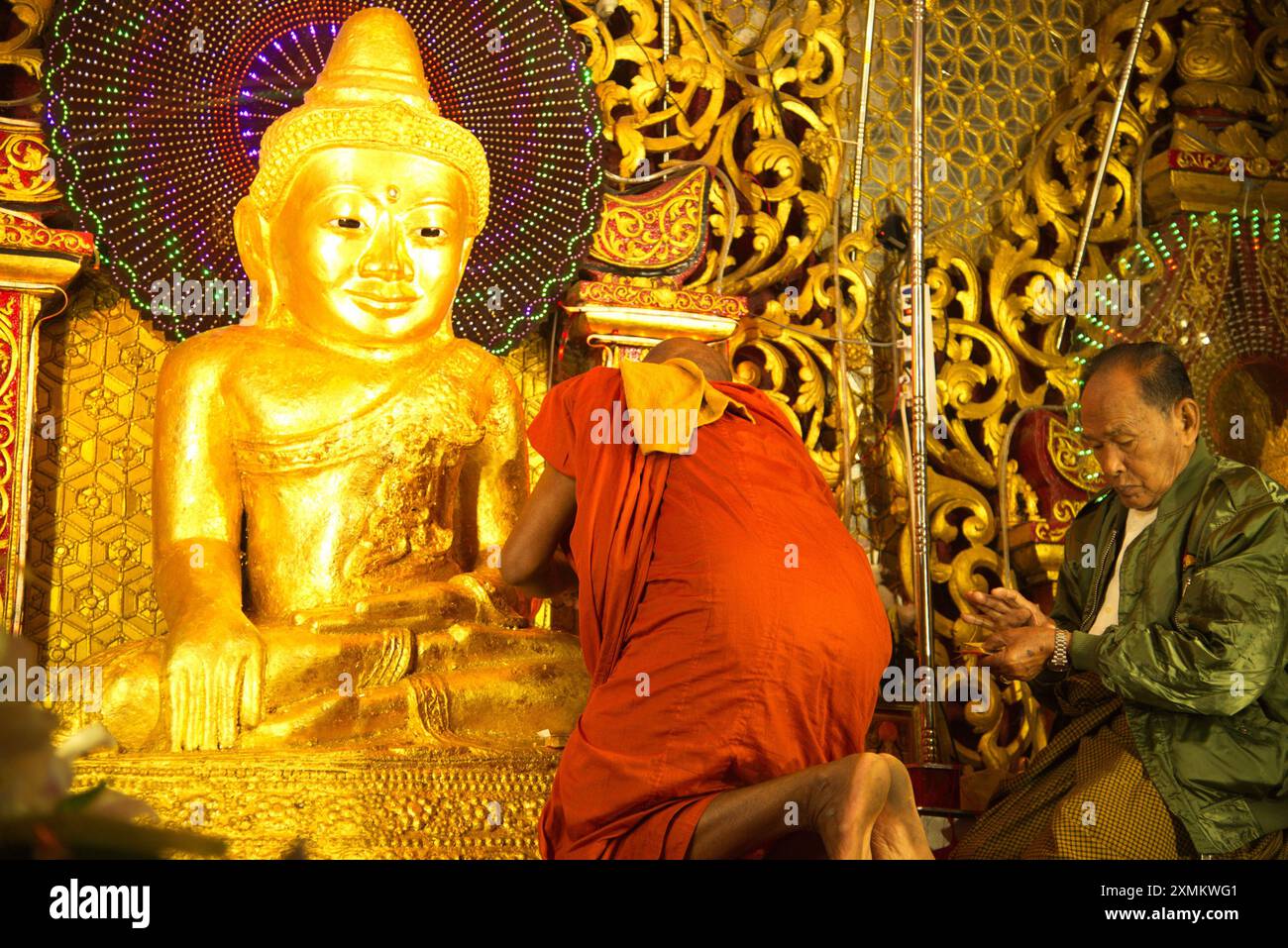 Phra Mahamuni is a replica of Phra Mahamuni at Mandalay. This one is ...