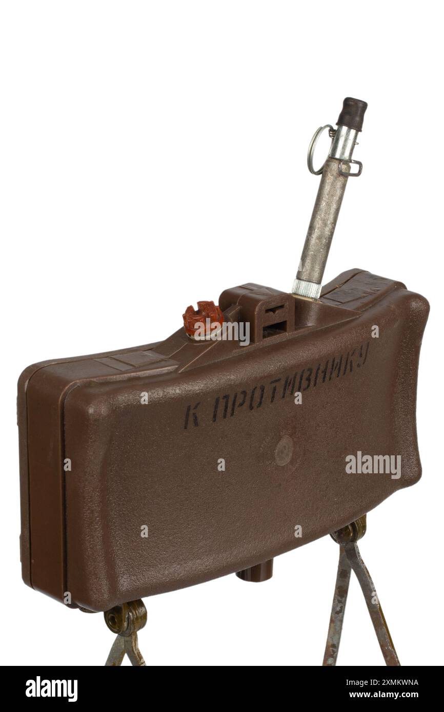 MON-50 soviet copy of American M18 Claymore anti-personnel mine with ...