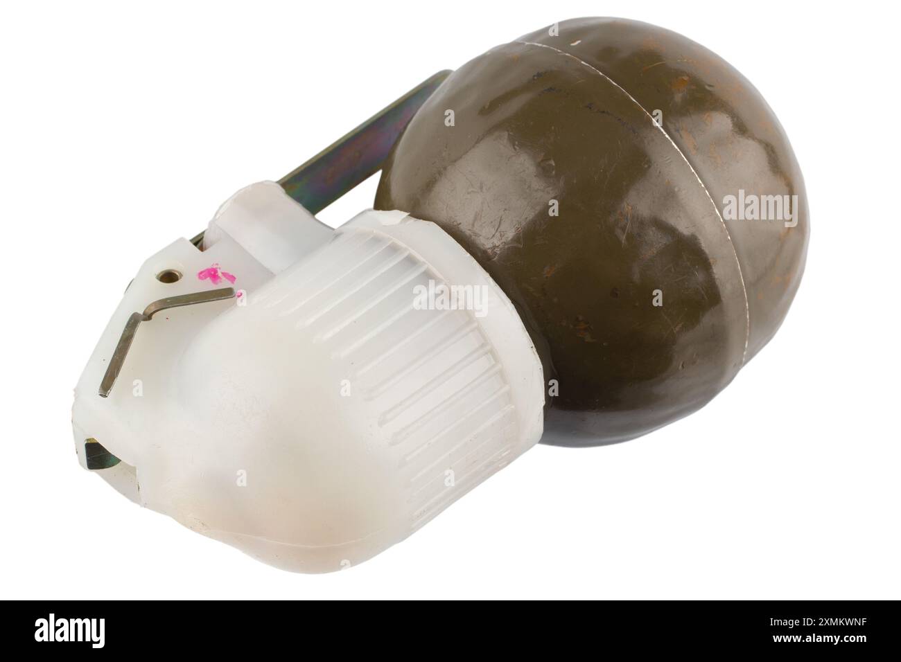 hand grenade RGN isolated on white background Stock Photo - Alamy