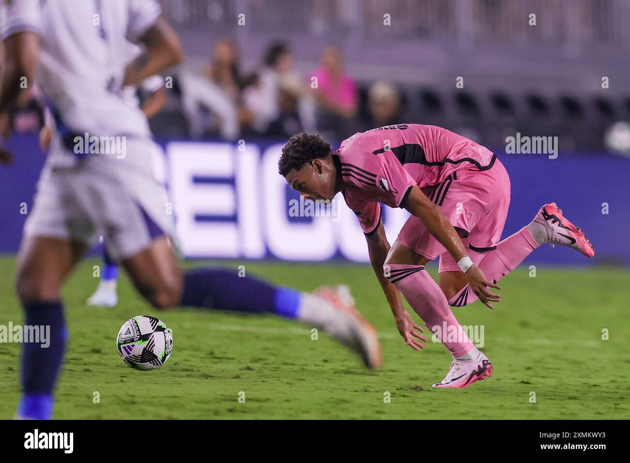 Fort Lauderdale, USA, 27th July, 2024, David Ruiz at the Inter Miami CF ...