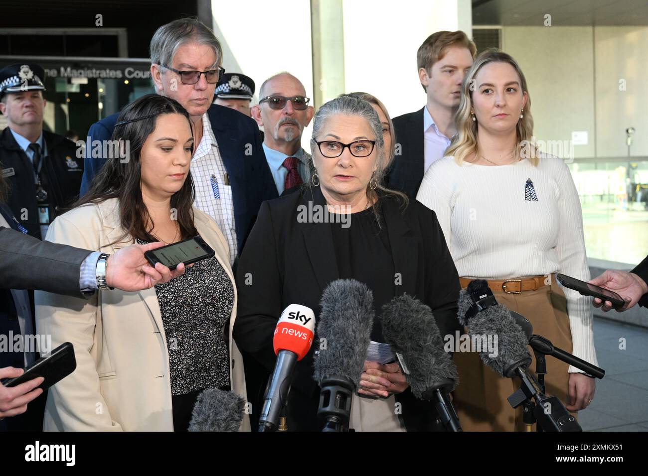 Brisbane, Australia. 29th July, 2024. Constables Rachel McCrow and ...