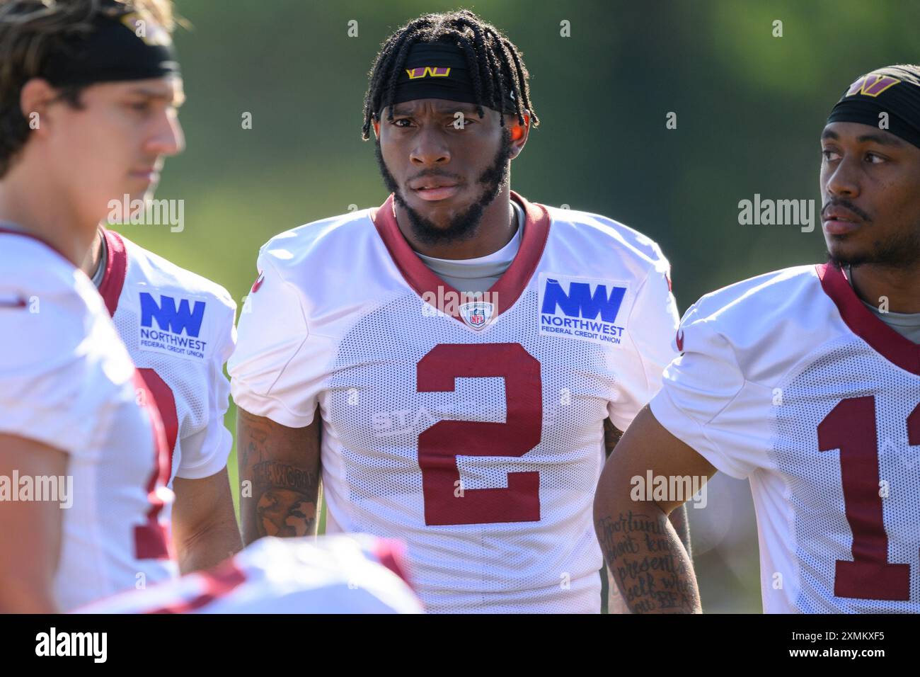 Ashburn, VA, USA. 28th July, 2024. Washington Commanders wide receiver ...