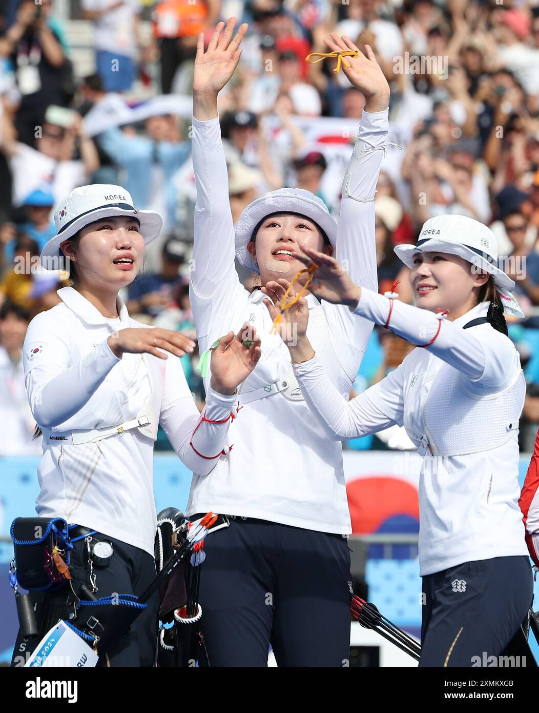 29th July, 2024. S. Korea wins 10th consecutive gold in women's archery ...