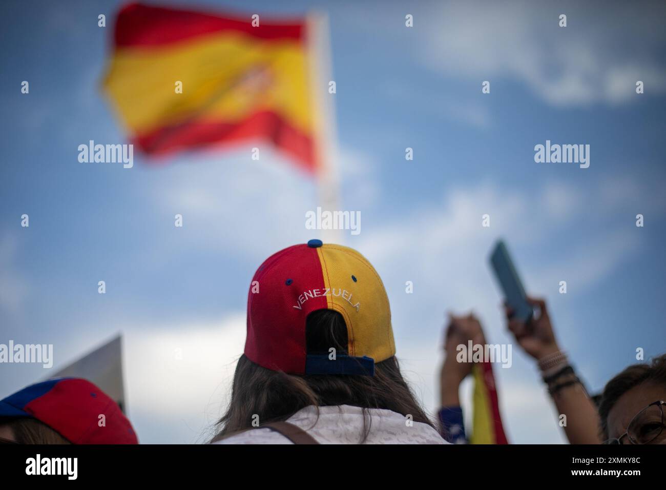 Madrid, Spain. 28th July, 2024. Thousands of Venezuelans living in ...