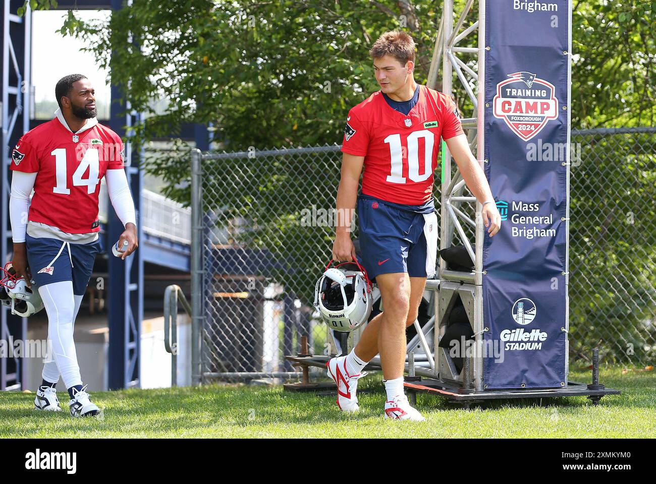 Gillette Stadium. 28th July, 2024. MA, USA; New England Patriots ...