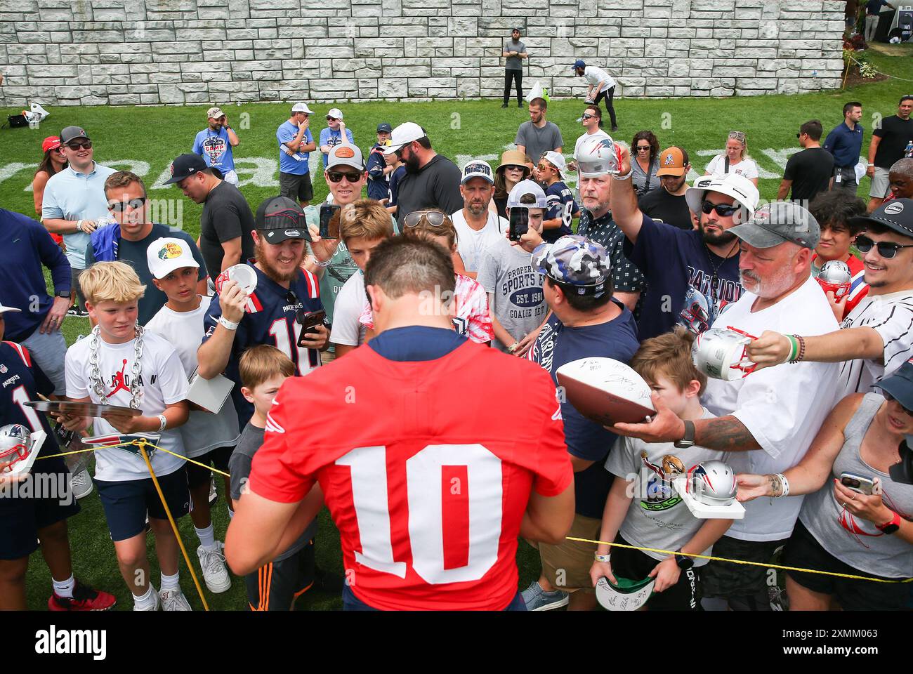 Gillette Stadium. 28th July, 2024. MA, USA; New England Patriots ...