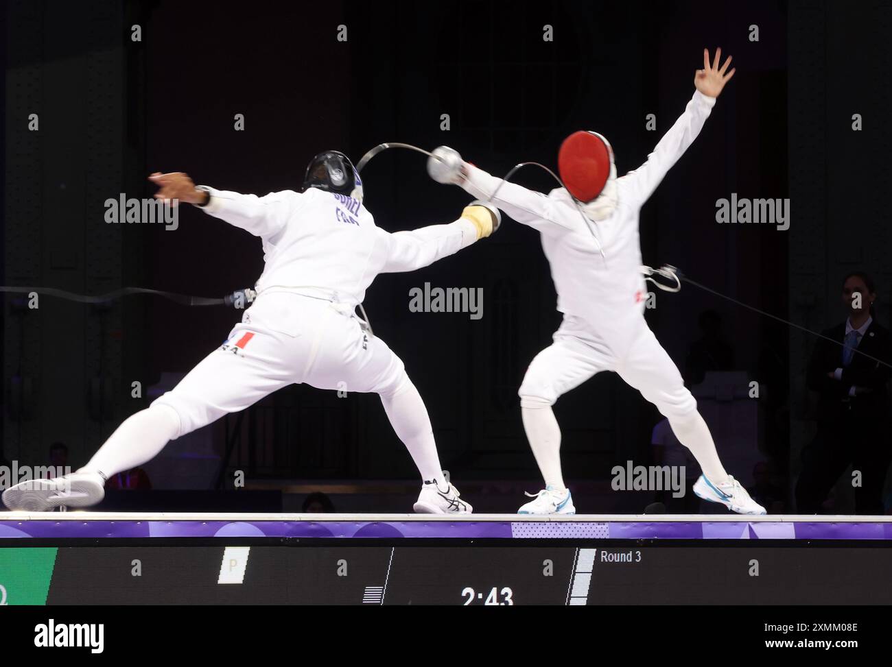 Paris olympics fencing mens epee individual hi-res stock photography ...