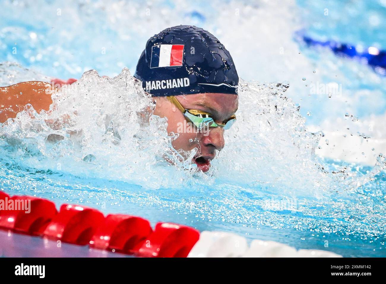 Nanterre, France. 28th July, 2024. MARCHAND Leon of France during the ...