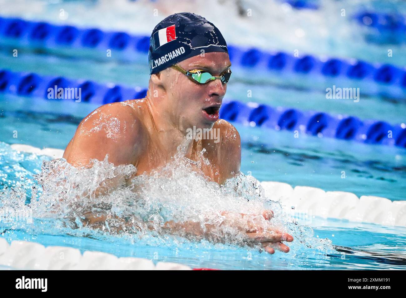 MARCHAND Leon of France during the Swimming, MEN'S 400M INDIVIDUAL ...