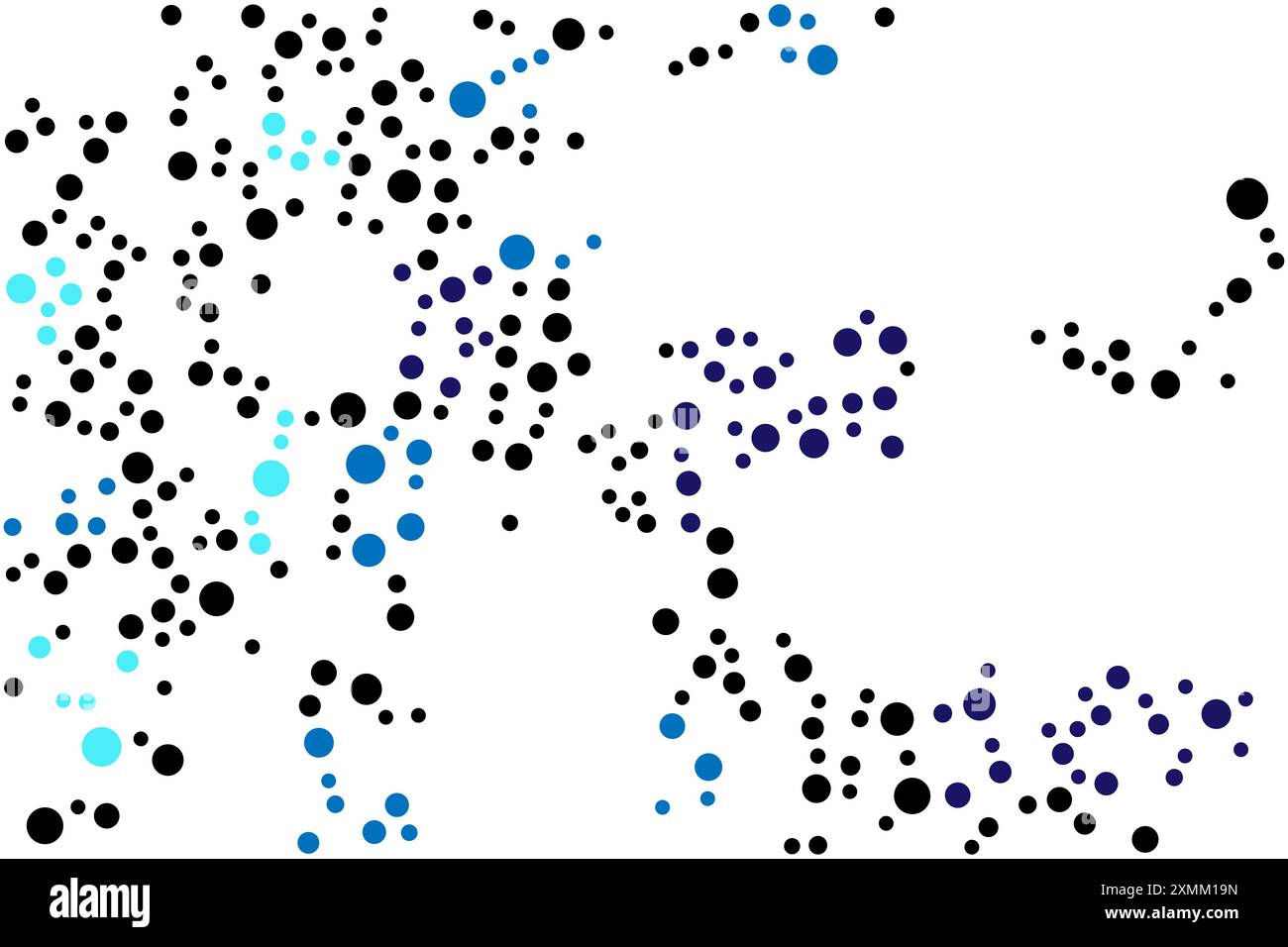Circle shapes layout with decorative blurred design in abstract ...