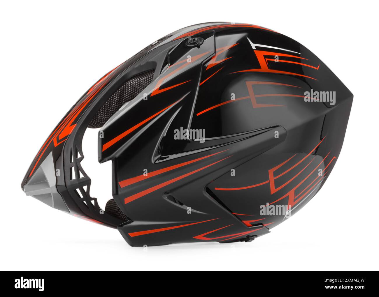 New modern motorcycle helmet isolated on white Stock Photo - Alamy
