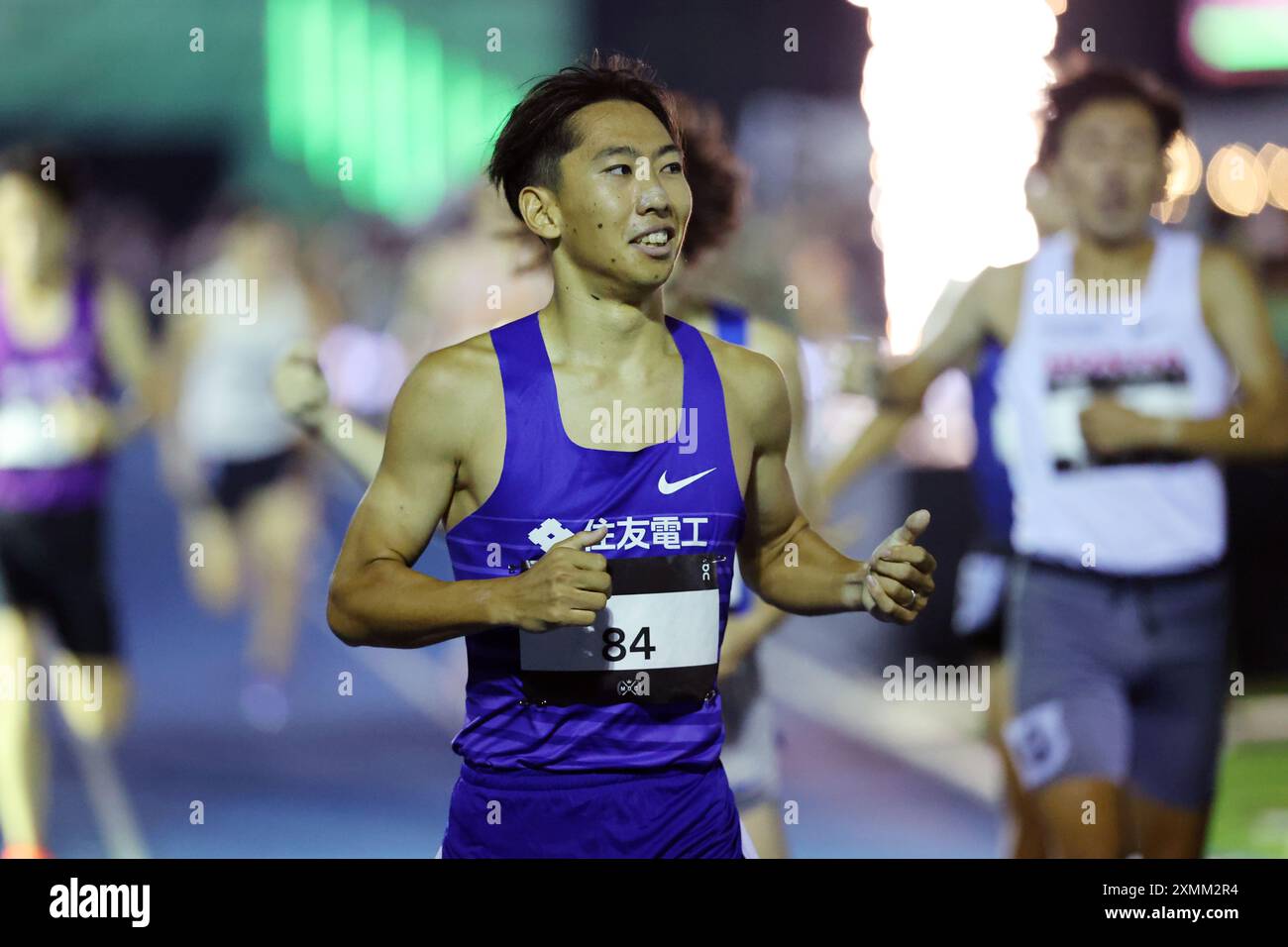 Tokyo, Japan. 27th July, 2024. Hyuga Endo Athletics :2024 On Track Nights: MDC Men's 1500m Final ...