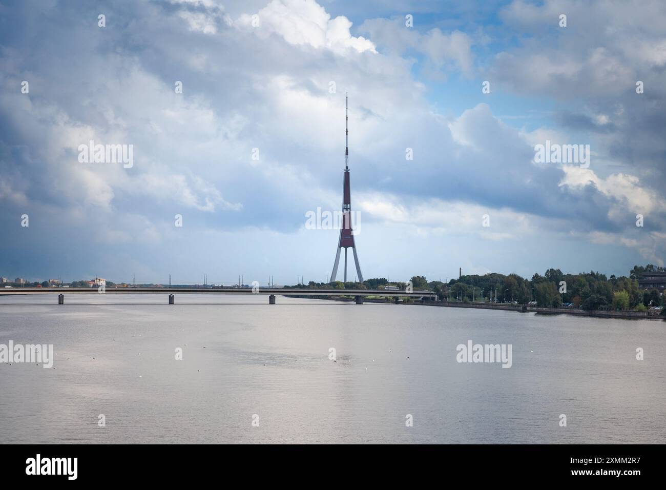 Picture of the riga TV and radio tower. The Riga Radio and TV Tower ...