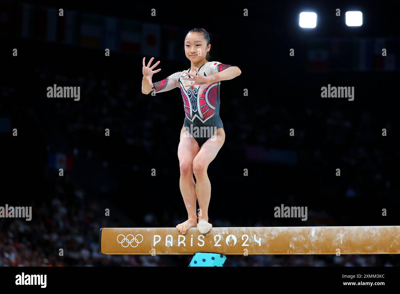 Paris, France. 28th July, 2024. Mana Okamura (JPN) Gymnastics ...