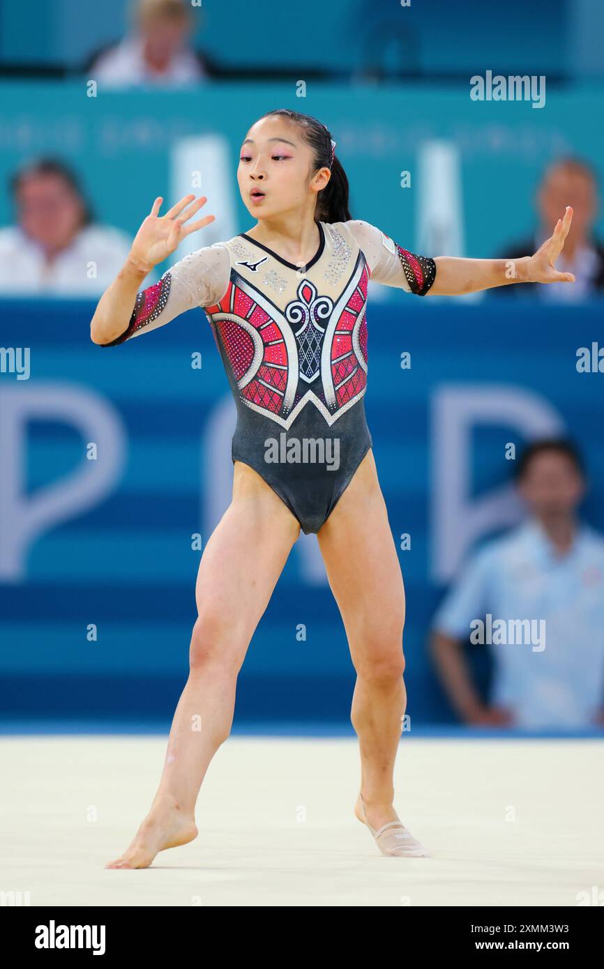 Paris, France. 28th July, 2024. Mana Okamura (JPN) Gymnastics ...