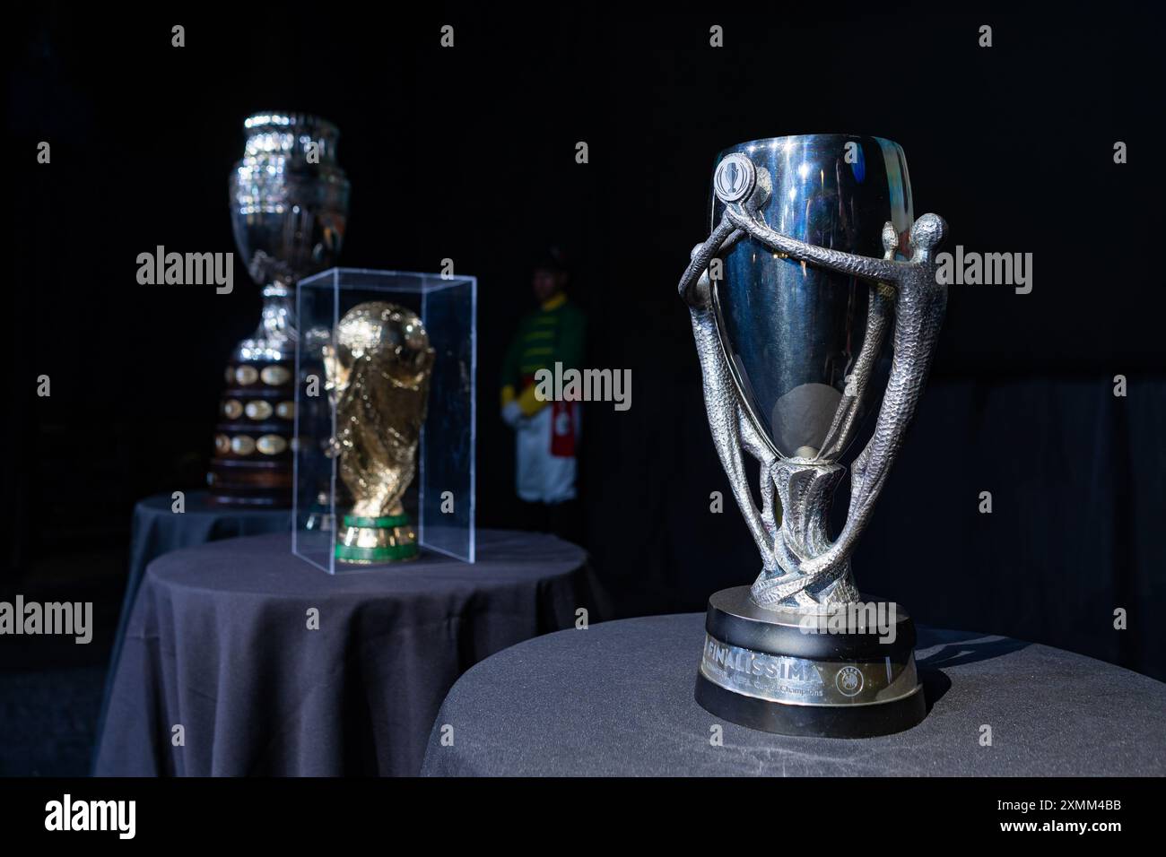 Jules Rimet trophy of FIFA World Cup Qatar 2022, Conmebol Copa America ...