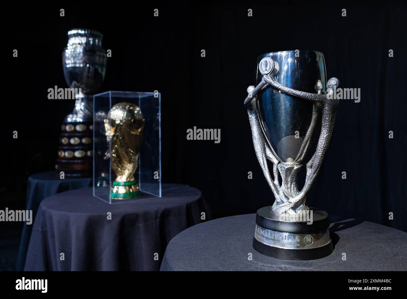 Jules Rimet trophy of FIFA World Cup Qatar 2022, Conmebol Copa America ...
