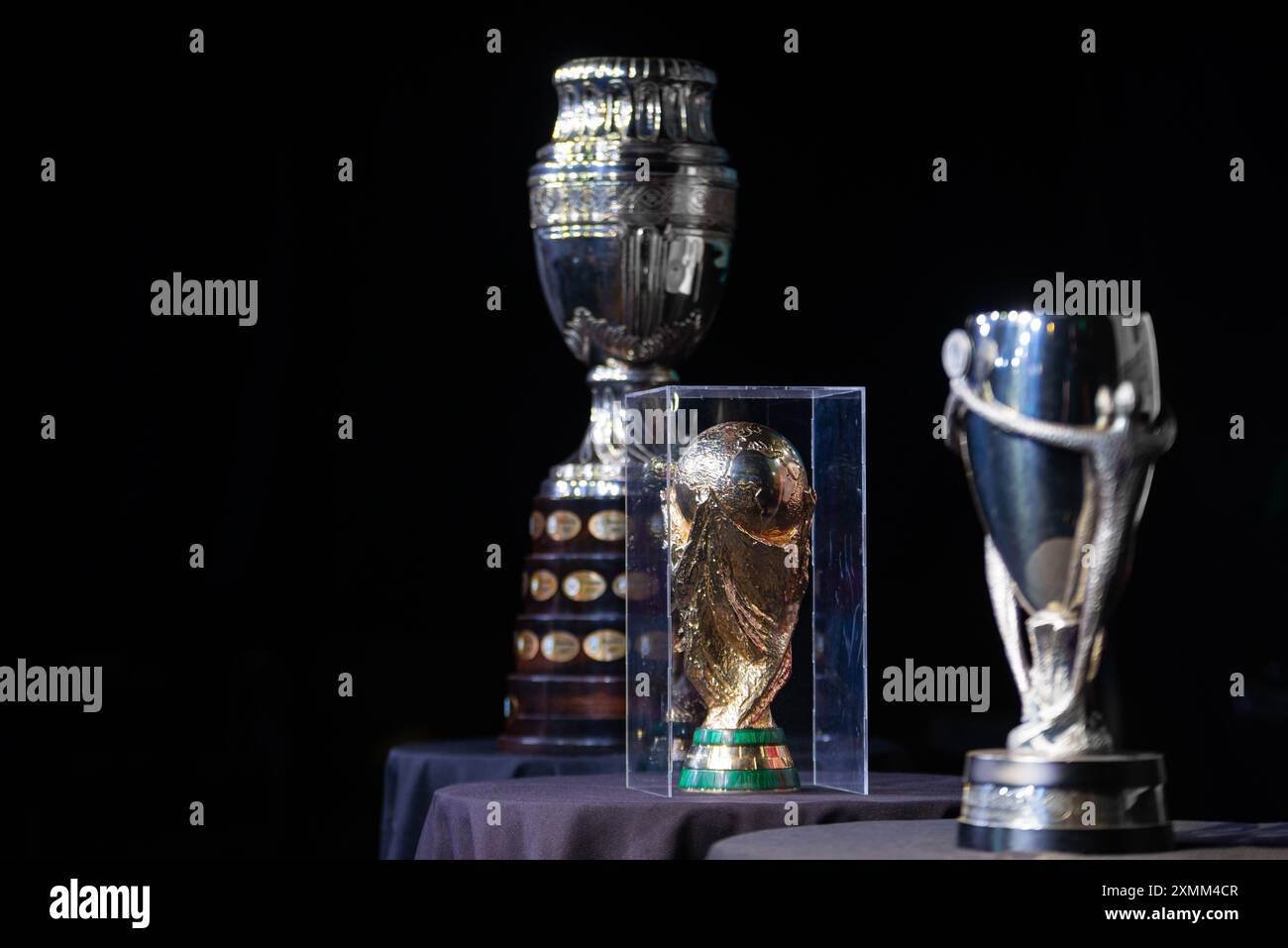 Jules Rimet trophy of FIFA World Cup Qatar 2022, Conmebol Copa America ...