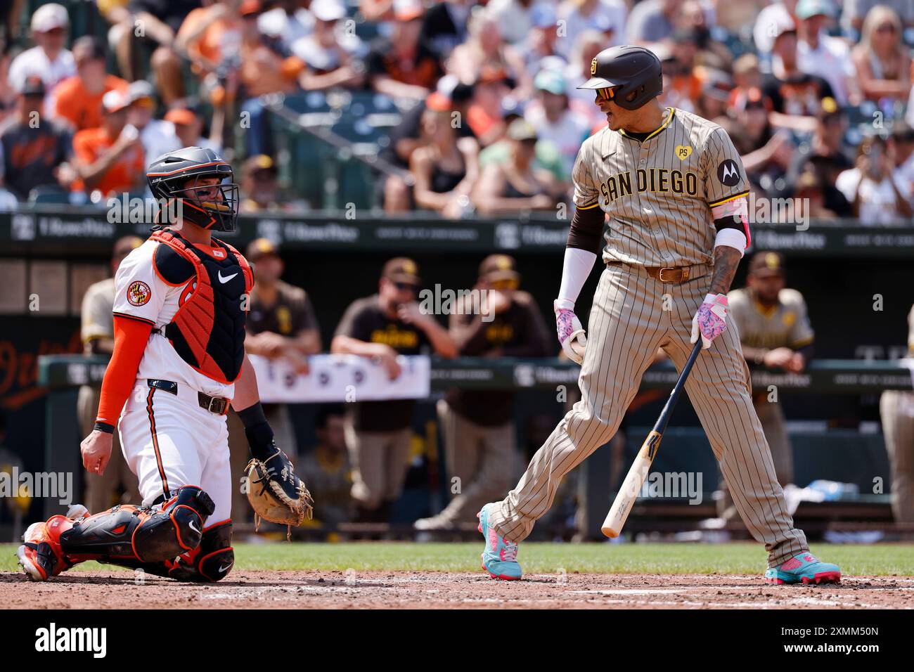 BALTIMORE, MD - JULY 28: San Diego Padres third baseman Manny Machado ...