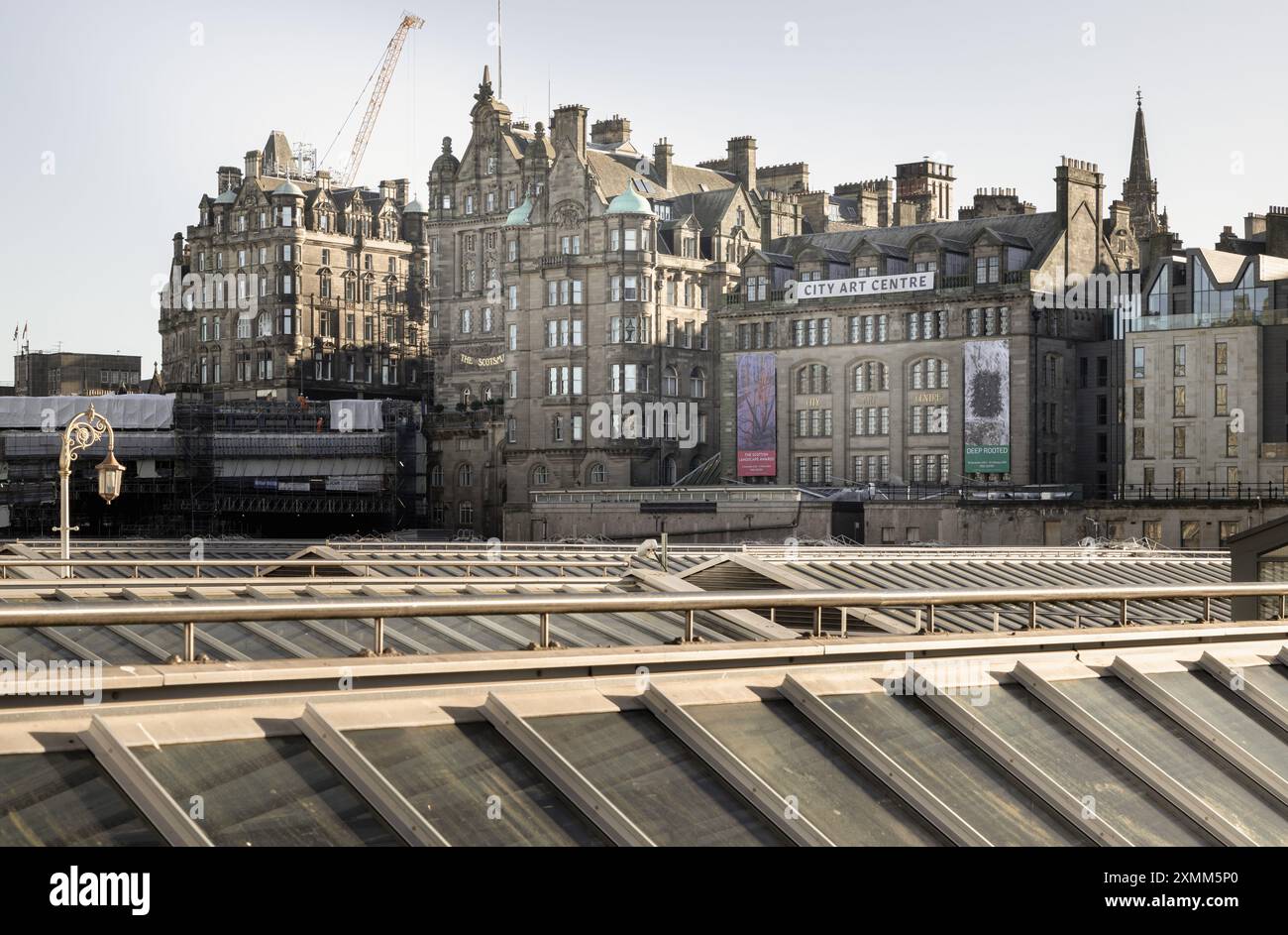 Edinburgh, Scotland - Jan 18, 2024 - A view of City Art Centre and ...