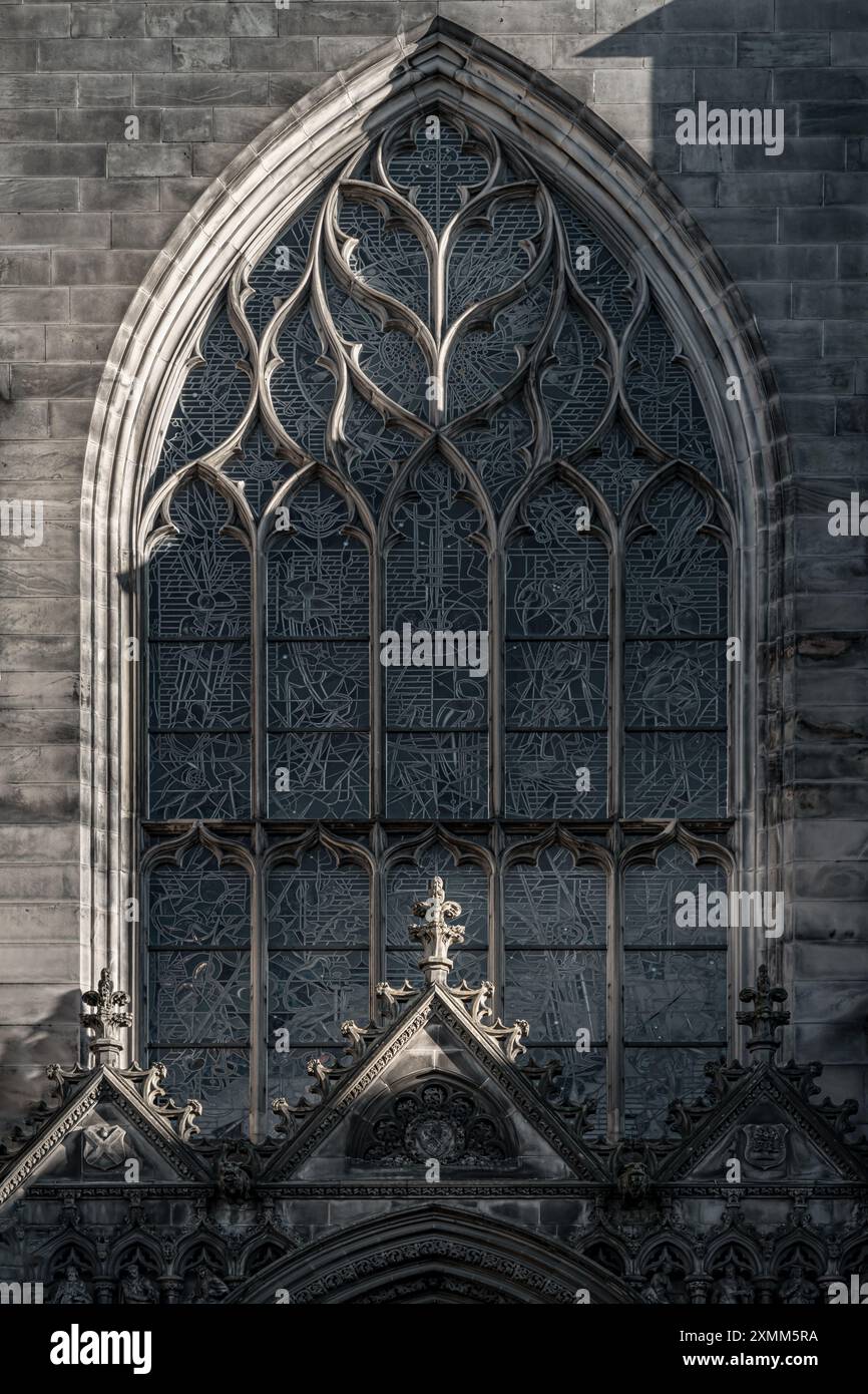 Edinburgh, Scotland - Jan 18, 2024 - The Sun shines through the surface ...