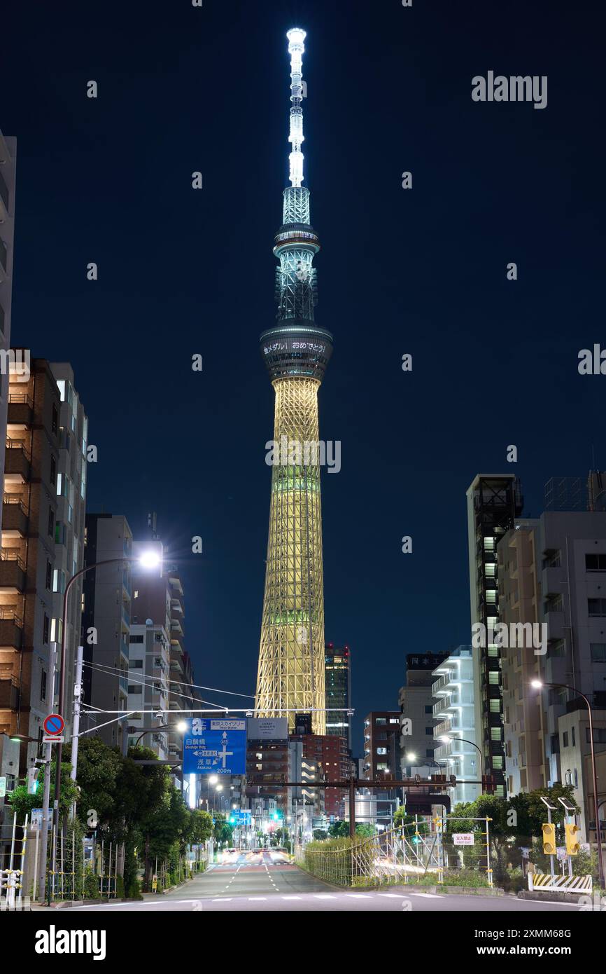 Tokyo Skytree lights up in gold to celebrate Natsumi Tsunoda victory in ...
