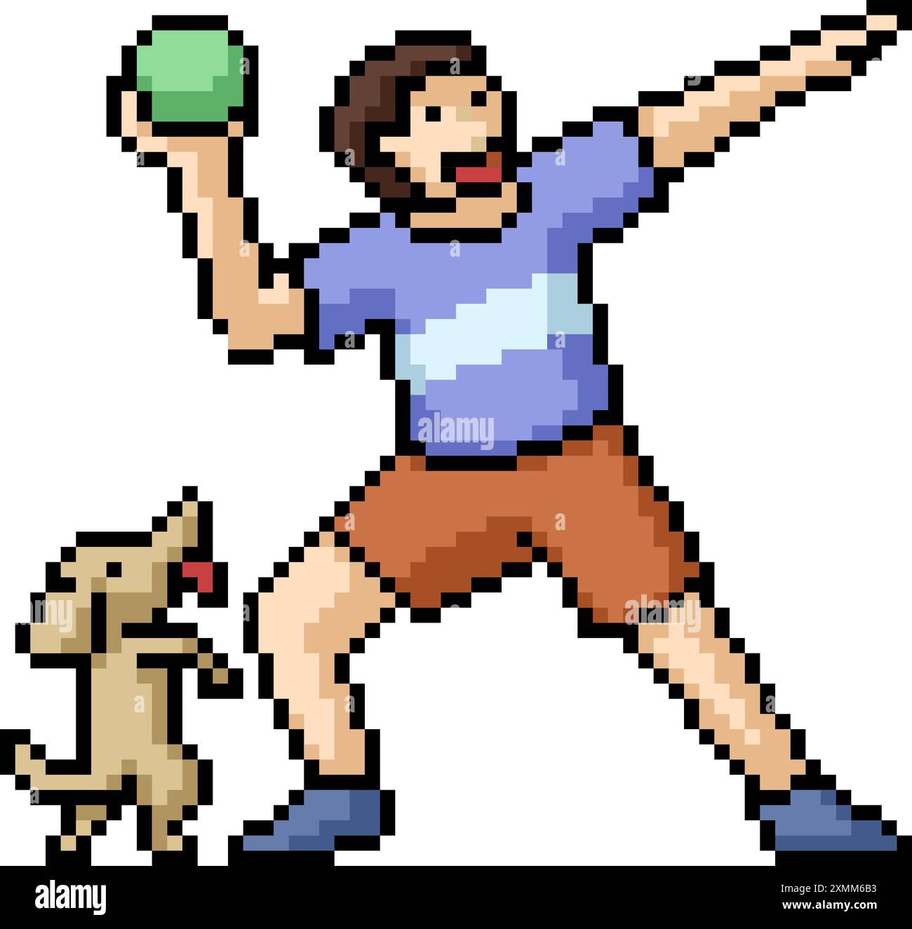 Pup with boy Stock Vector Images - Alamy