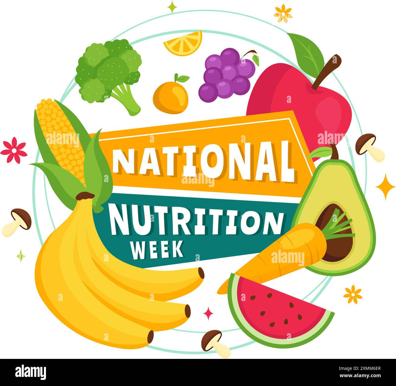 Food awareness vector vectors hi-res stock photography and images - Alamy