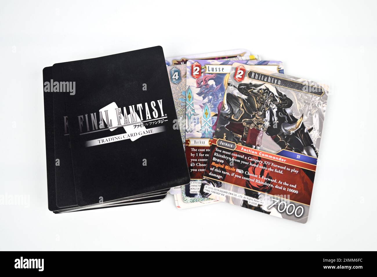 Final Fantasy trading card game – Wales, UK – 27 July 2024 Stock Photo ...