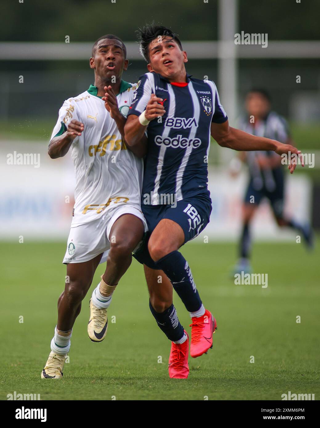 GUADALUPE, MEXICO - JULY 28: #11 Palmeiras, Carlos Miguel and #182 ...