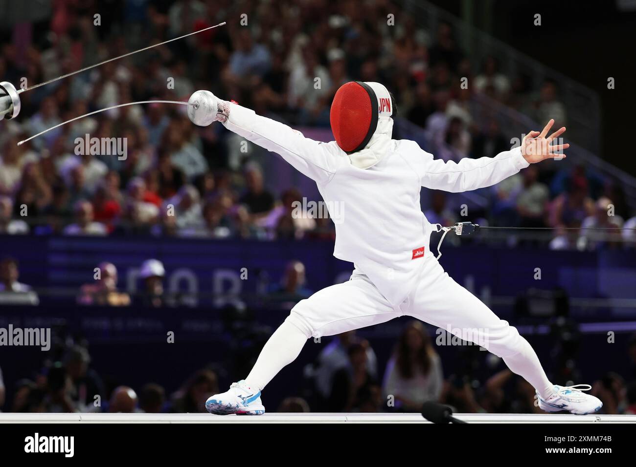 Paris, France. 28th July, 2024. Koki Kano (JPN) Fencing : Men's Epee Individual Semi-final ...