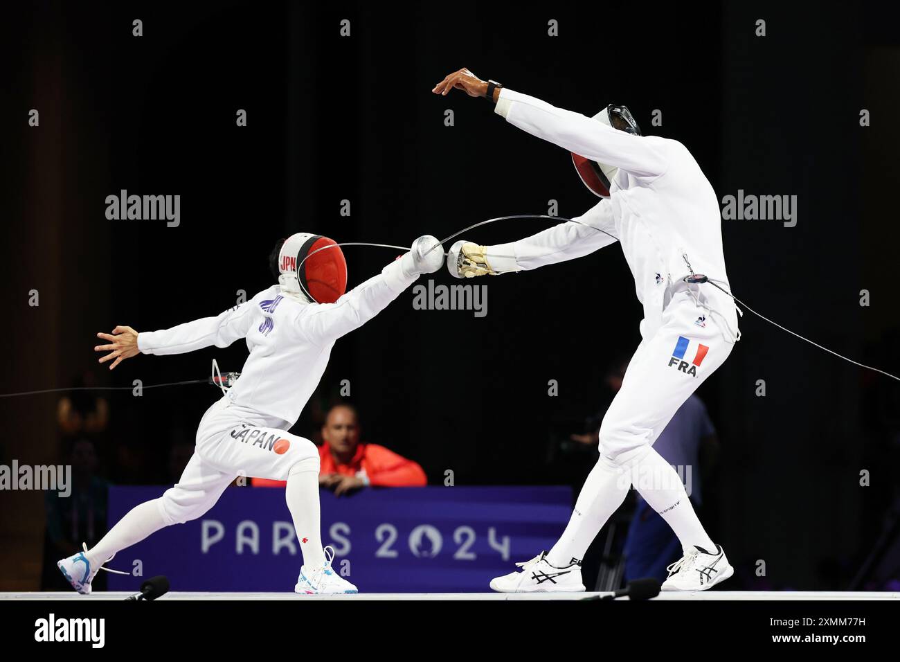 Paris, France. 28th July, 2024. (L-R) Koki Kano (JPN), Borel Yannick ...