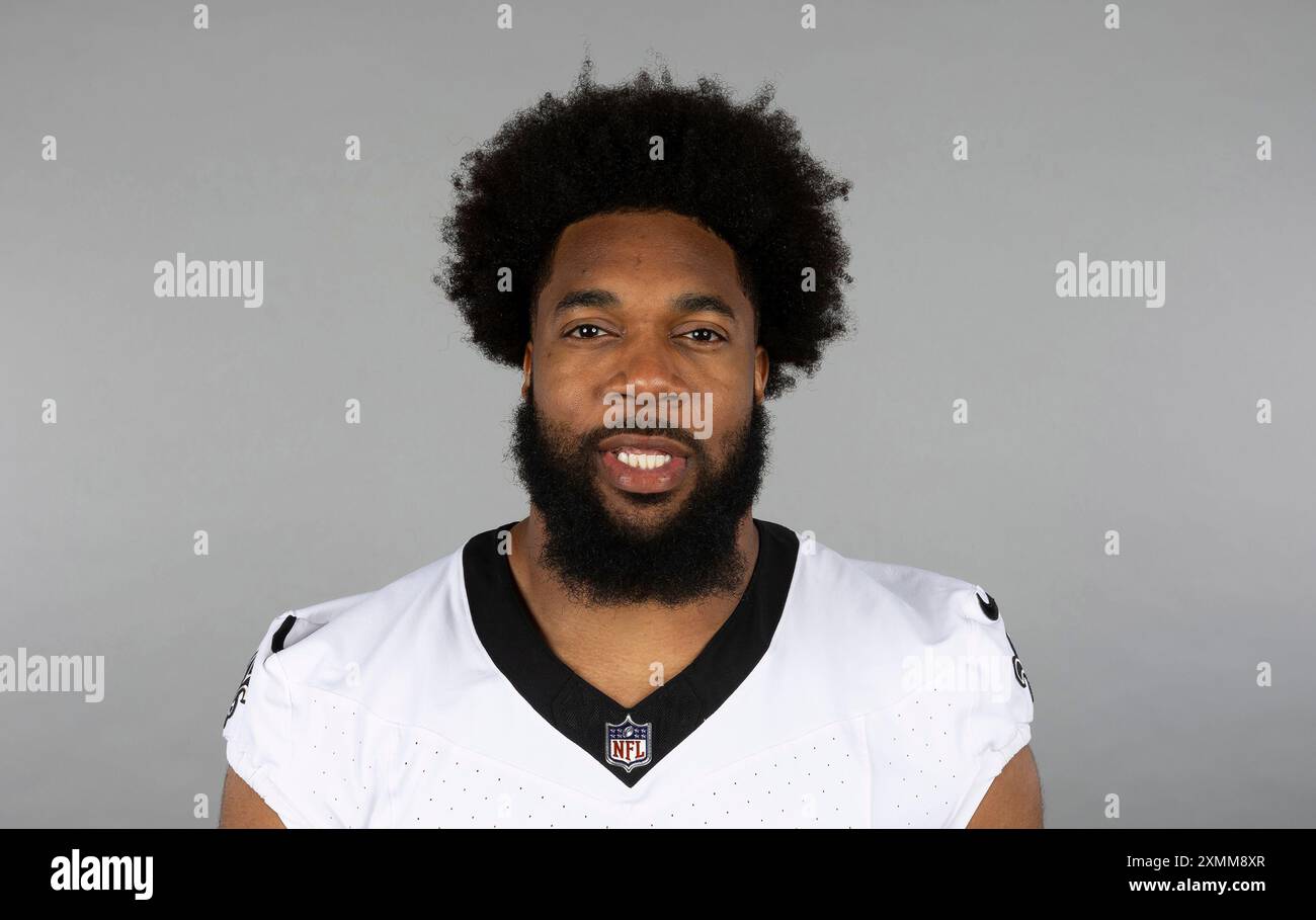 This is a 2024 photo of Nathan Shepherd of the New Orleans Saints NFL ...