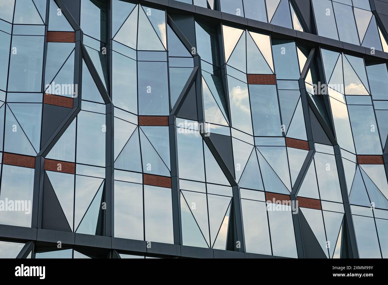 architectural urban backdrop. abstract geometric building. urban design ...