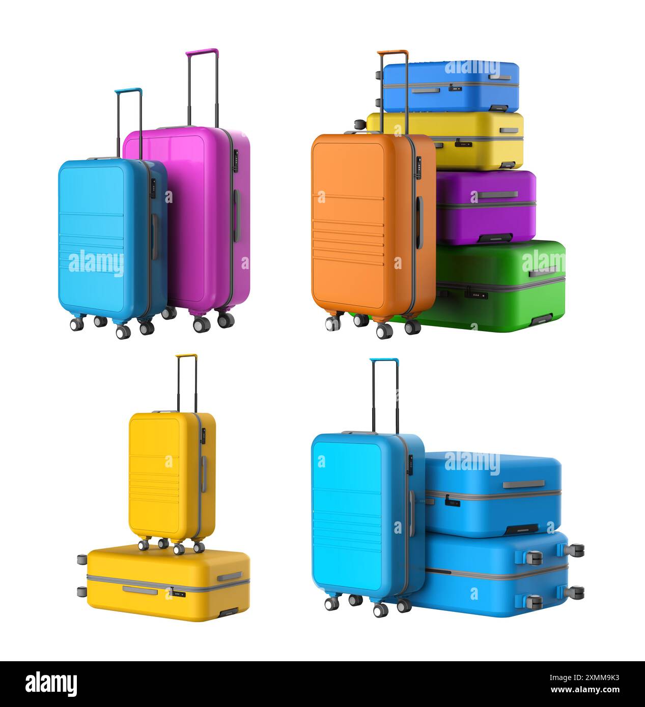 Loading luggages airplane hi-res stock photography and images - Alamy