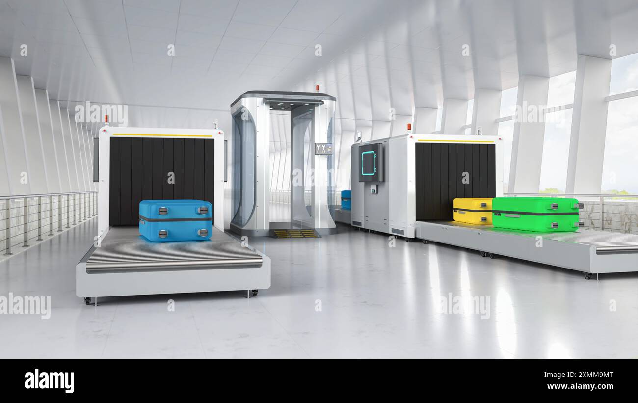 Airport security checkpoint hi-res stock photography and images - Alamy