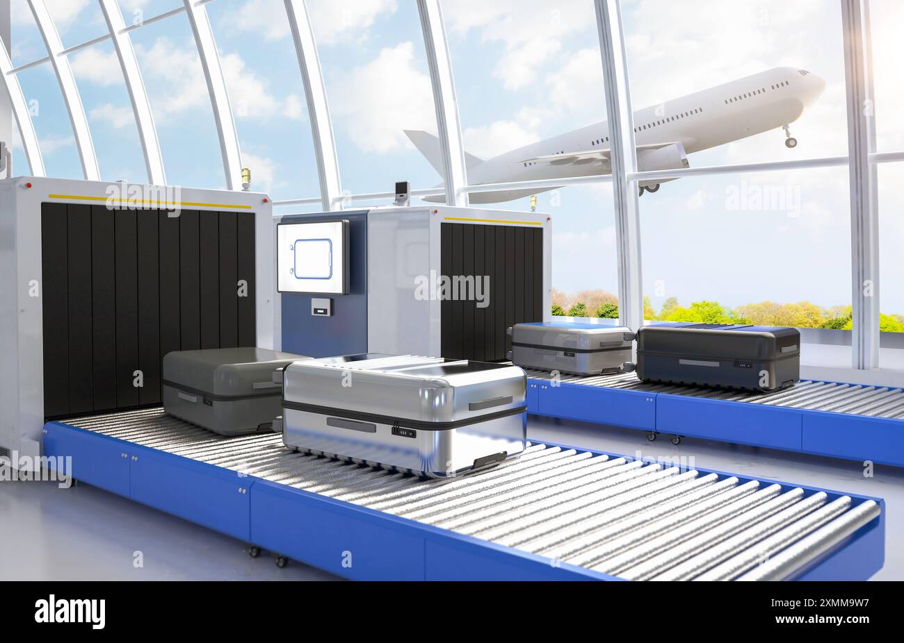 Airport screener hi-res stock photography and images - Alamy