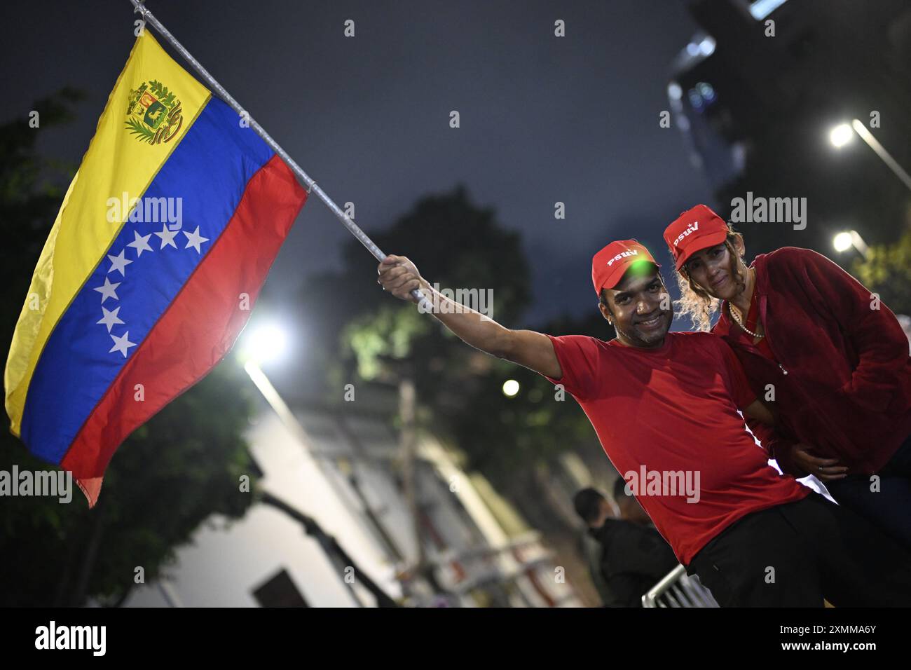 Caracas, Venezuela. 28th July, 2024. Venezuelan President Nicolas ...