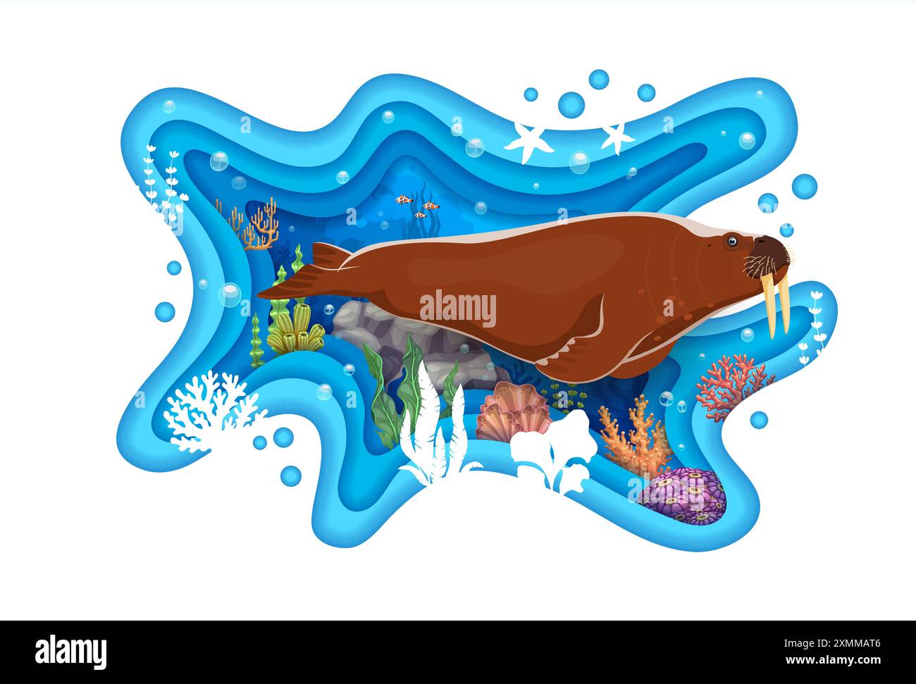 Pinniped cartoon vector vectors hi-res stock photography and images - Alamy