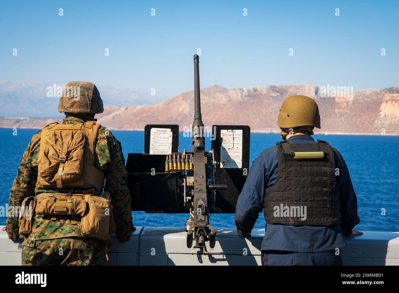 SOUDA BAY, GREECE (July 12, 2024) A Marine with the 24th Marine ...