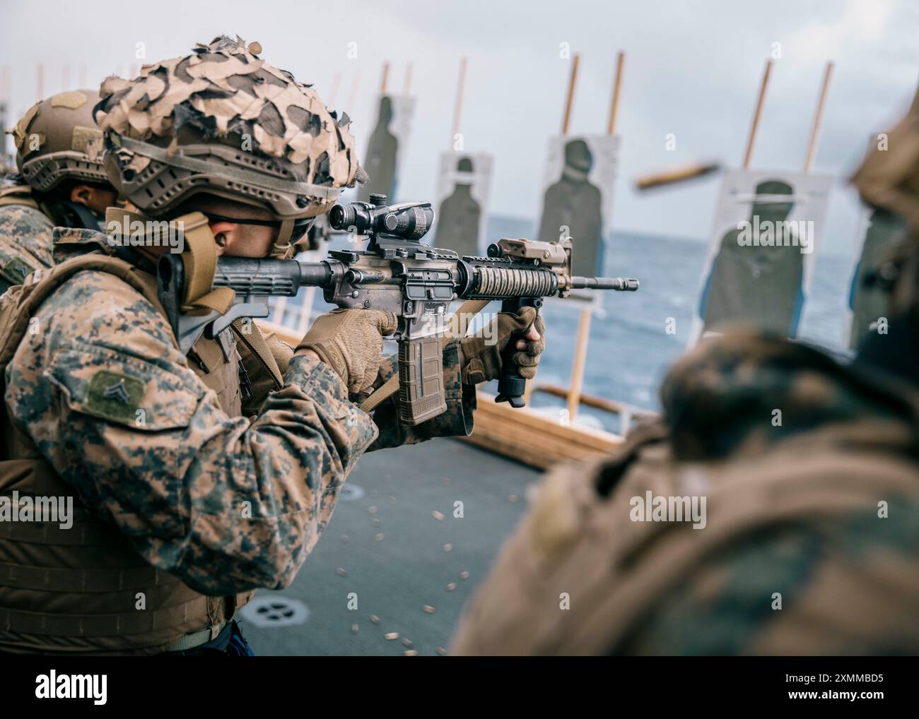 U.S. Marine Corps Cpl. Colby Haltiwanger, a motor vehicle operator ...