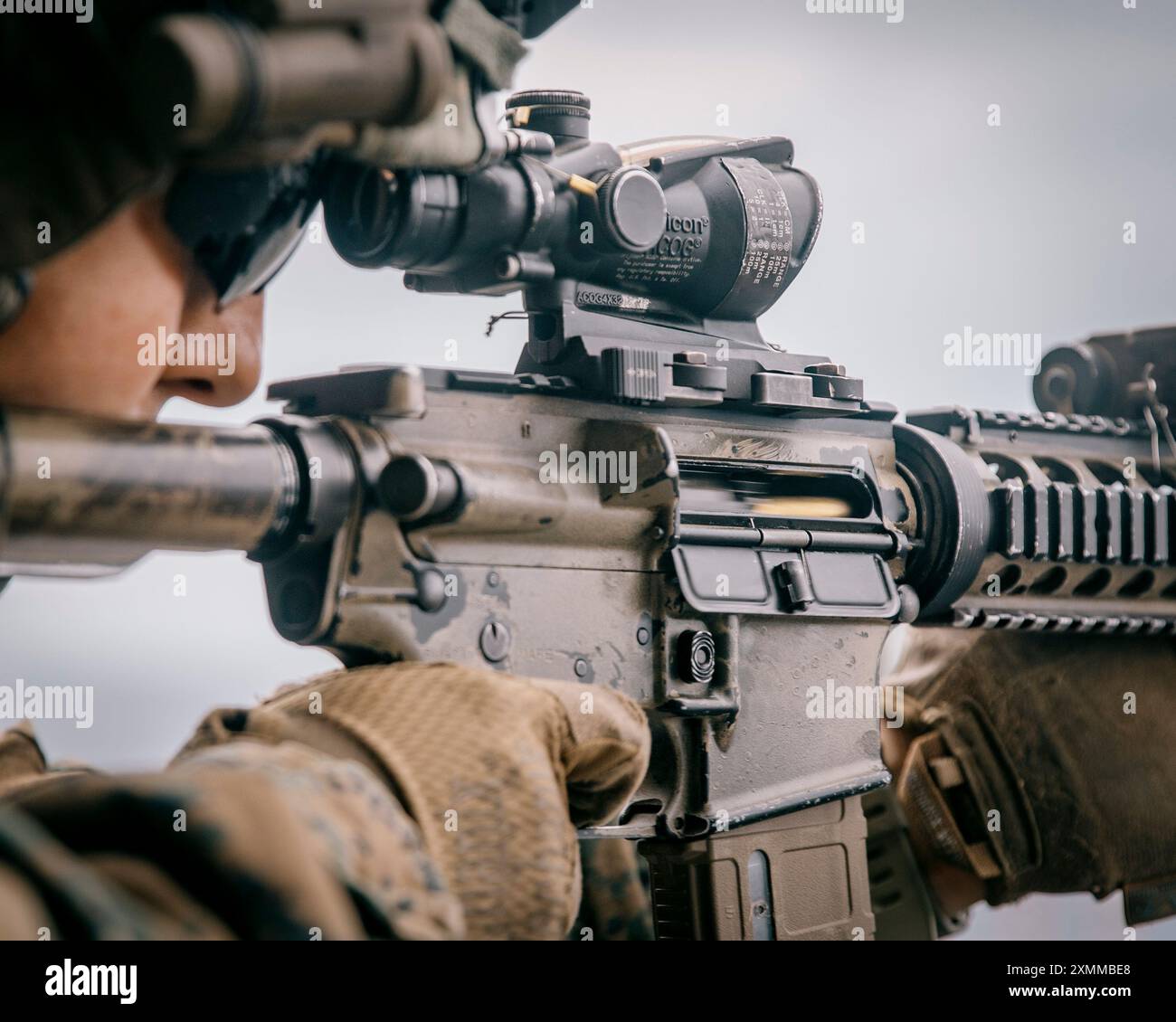 U.S. Marine Corps Gunnery Sgt. Christian Esparzagarcia, the motor ...