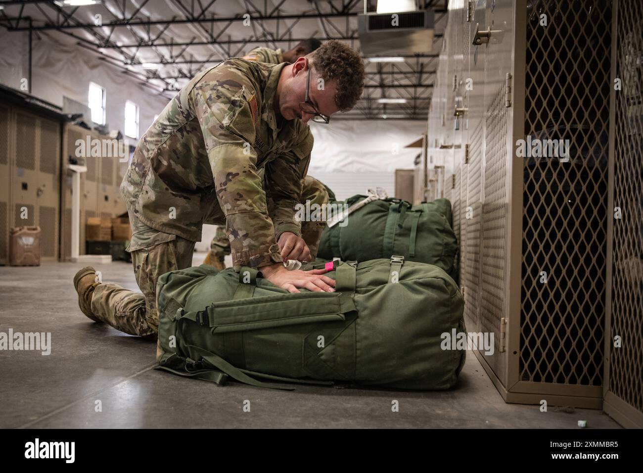 A U.S. Army Soldier assigned to Charlie Company, 4th Battalion, 70th ...