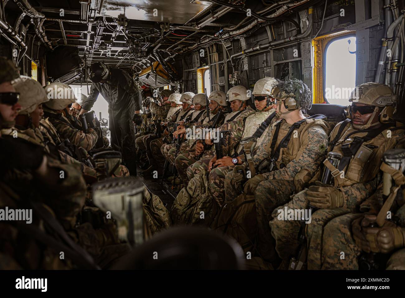 U.S. Marines assigned to Charlie Company, Battalion Landing Team 1/5 ...