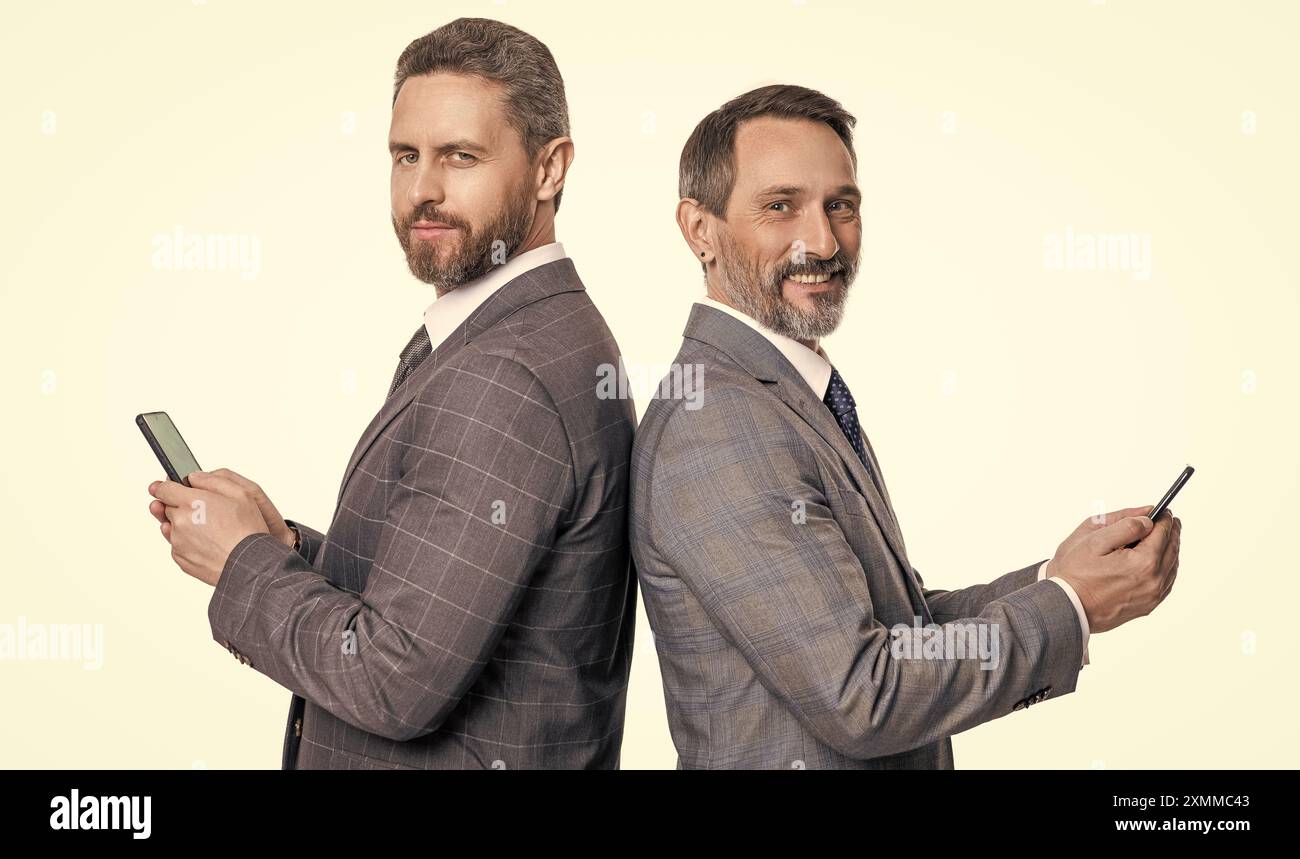 Businessmen having online negotiation hi-res stock photography and ...