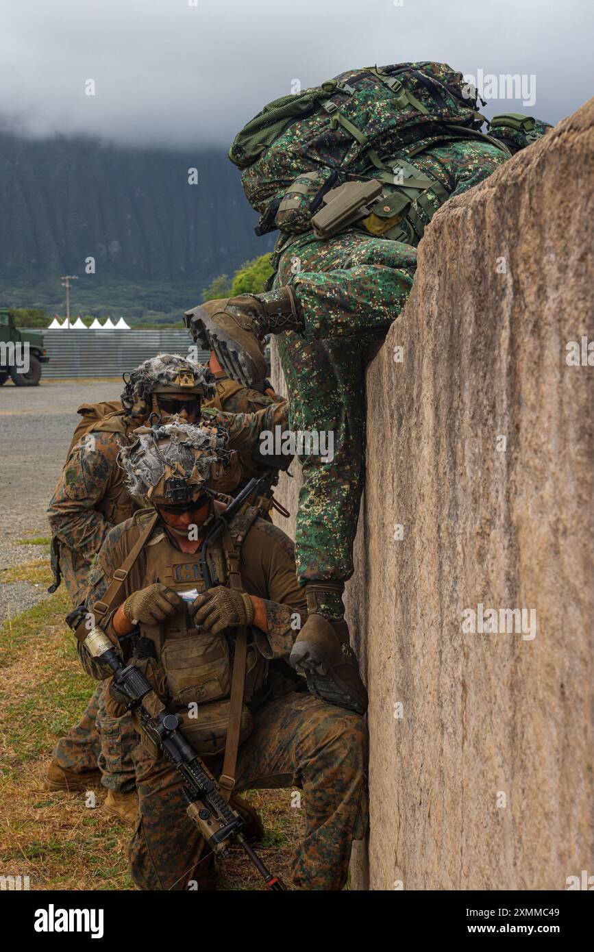 U.S. Marine Corps Sgt. Robert Beitler, a squad leader assigned to ...