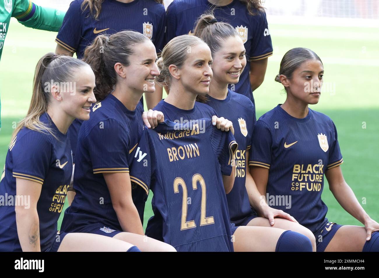 Seattle, United States. 28th July, 2024. Seattle Reign FC defender Lily ...