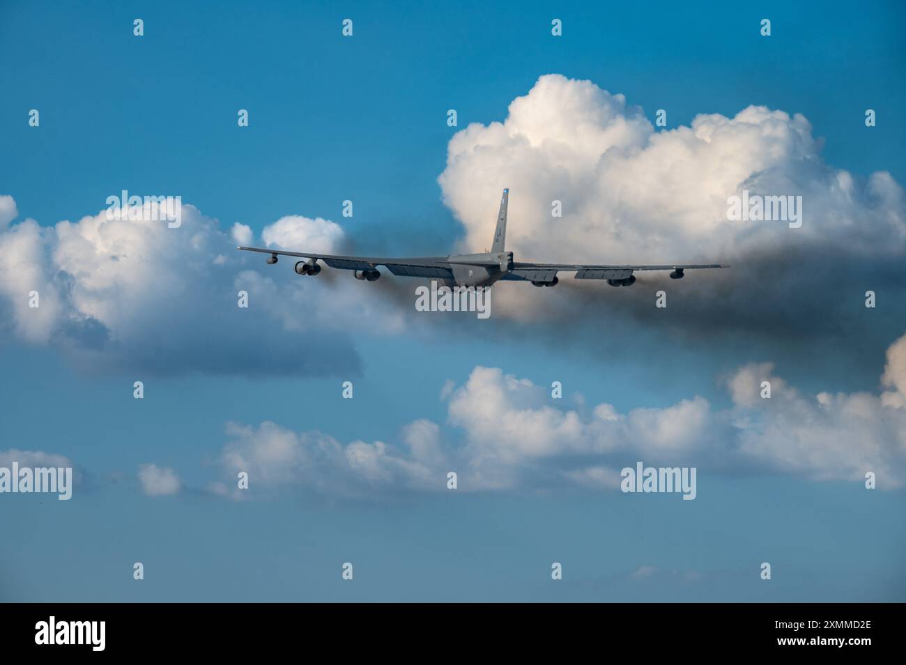 A B-52H Stratofortress from the 20th Bomb Squadron, Barksdale Air Force ...